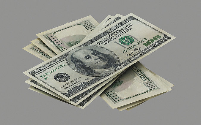3D model 100 USD LowPoly VR / AR / low-poly | CGTrader