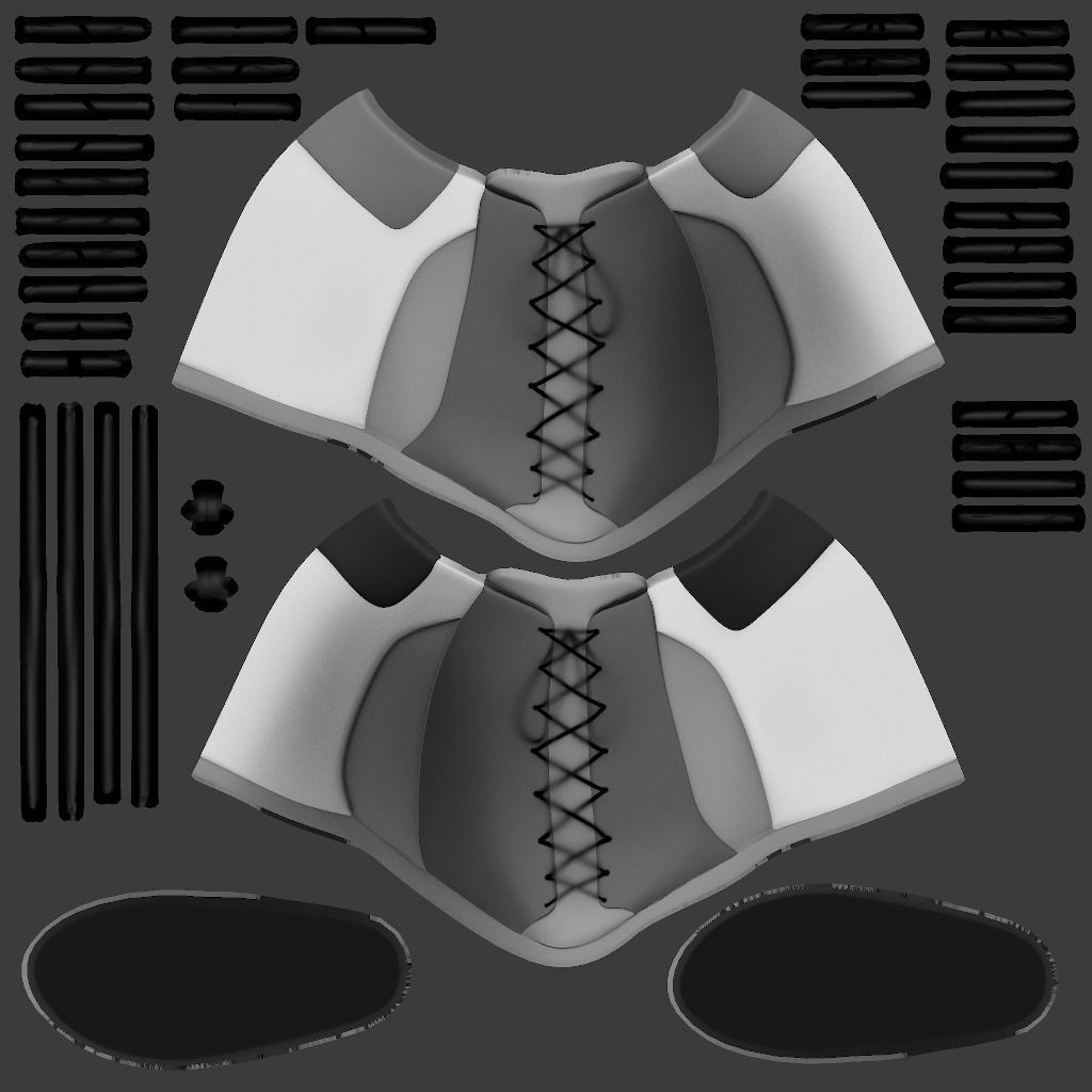 3D model Cute Wedge High Heels Boots VR / AR / low-poly | CGTrader