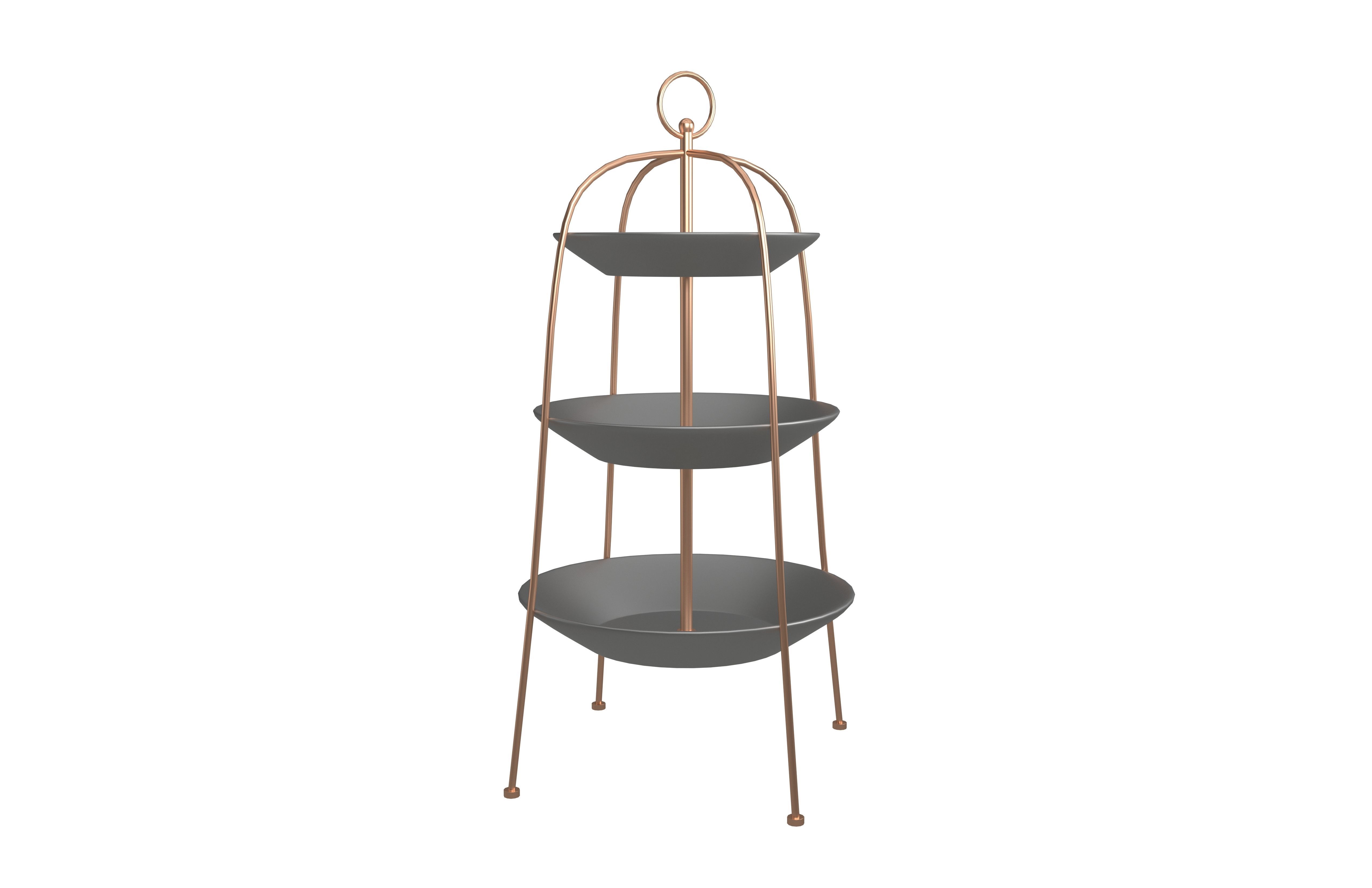 3D model Three Tier Cake Stand v2 002 VR / AR / low-poly | CGTrader