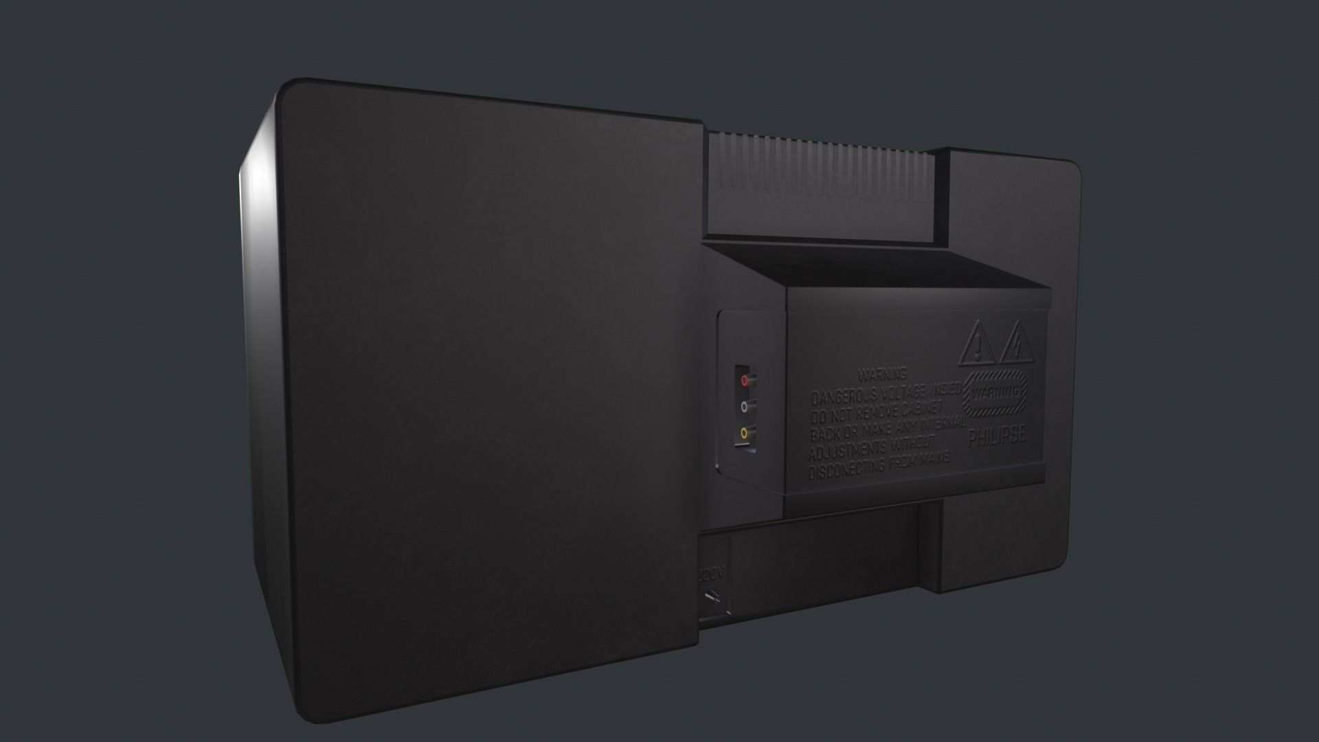 3D model Television retro 3D Model VR / AR / low-poly | CGTrader