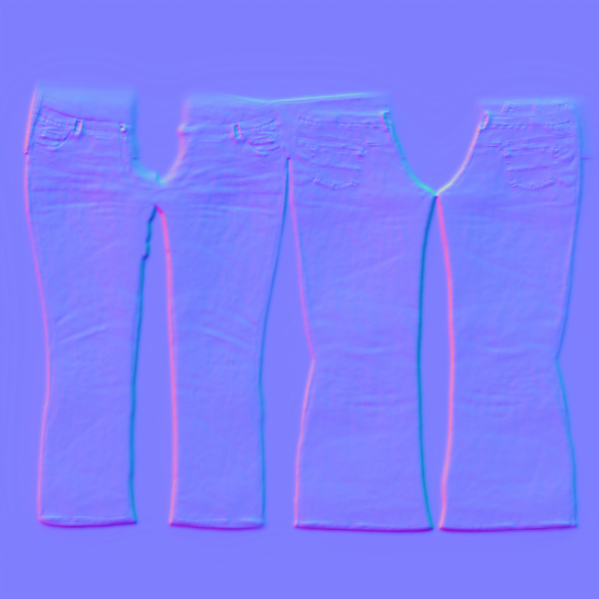 3D model Low Rise Jeans VR / AR / low-poly | CGTrader
