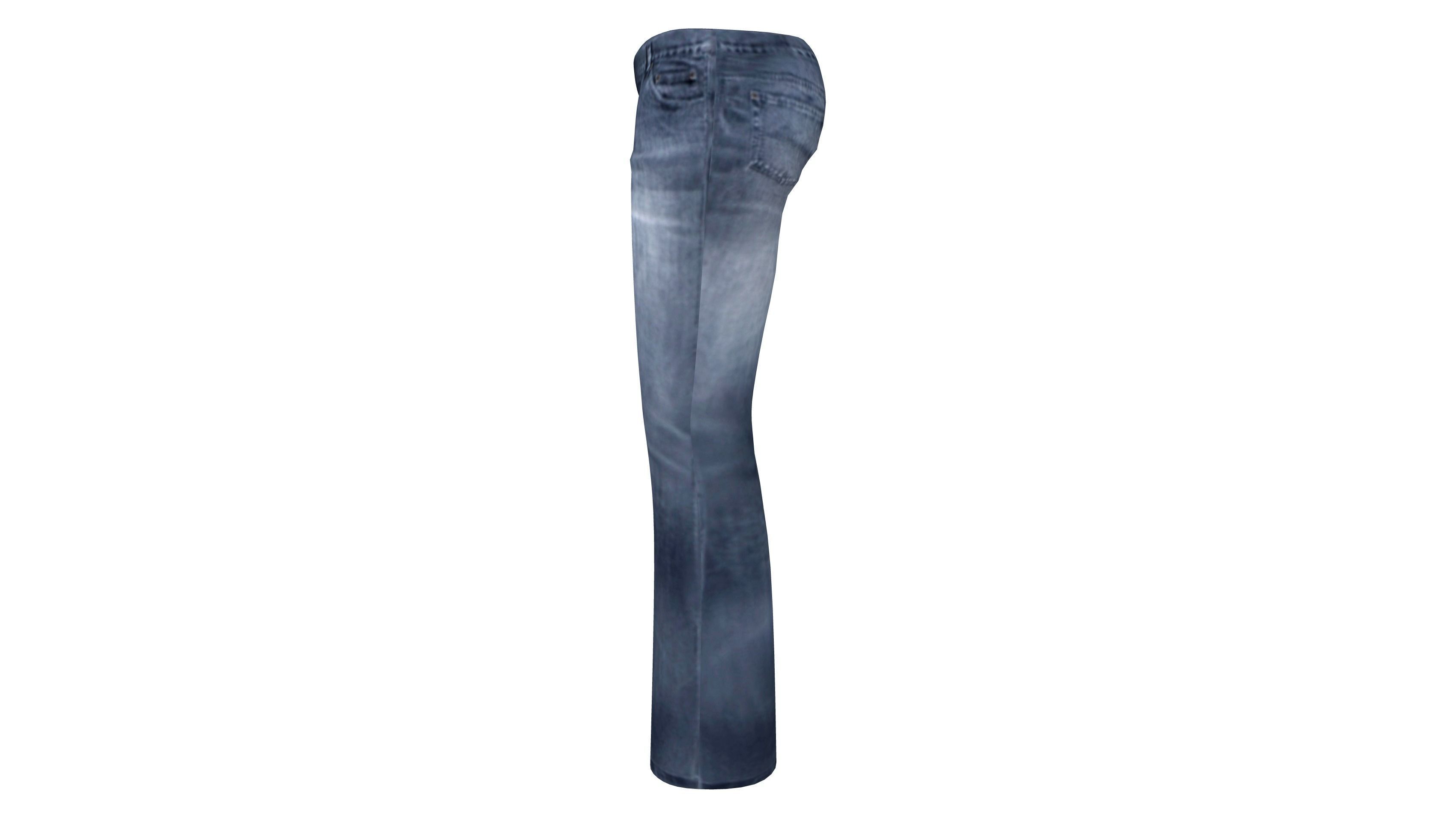 3D model Low Rise Jeans VR / AR / low-poly | CGTrader