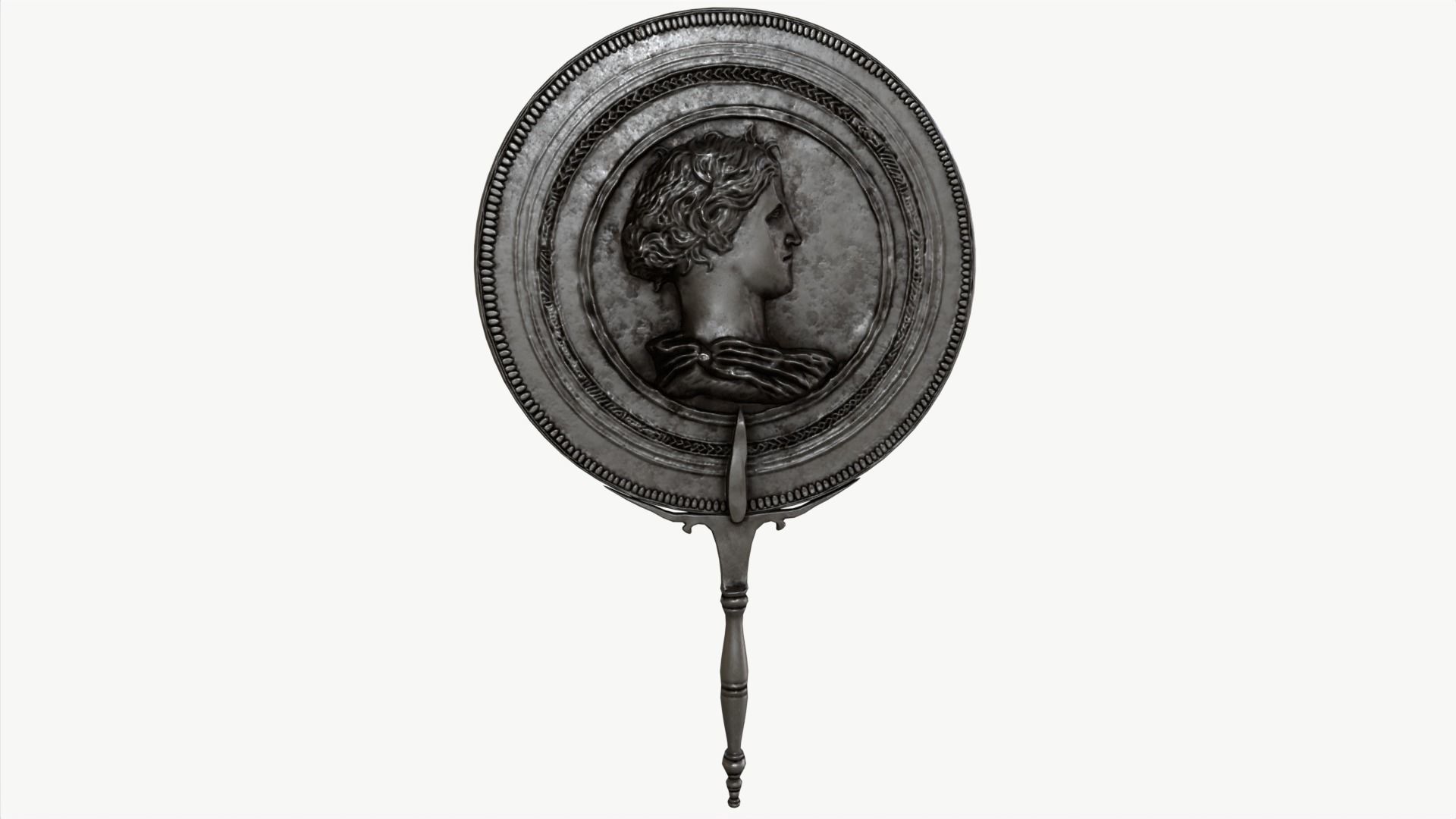 3D model Roman silver mirror VR / AR / low-poly | CGTrader