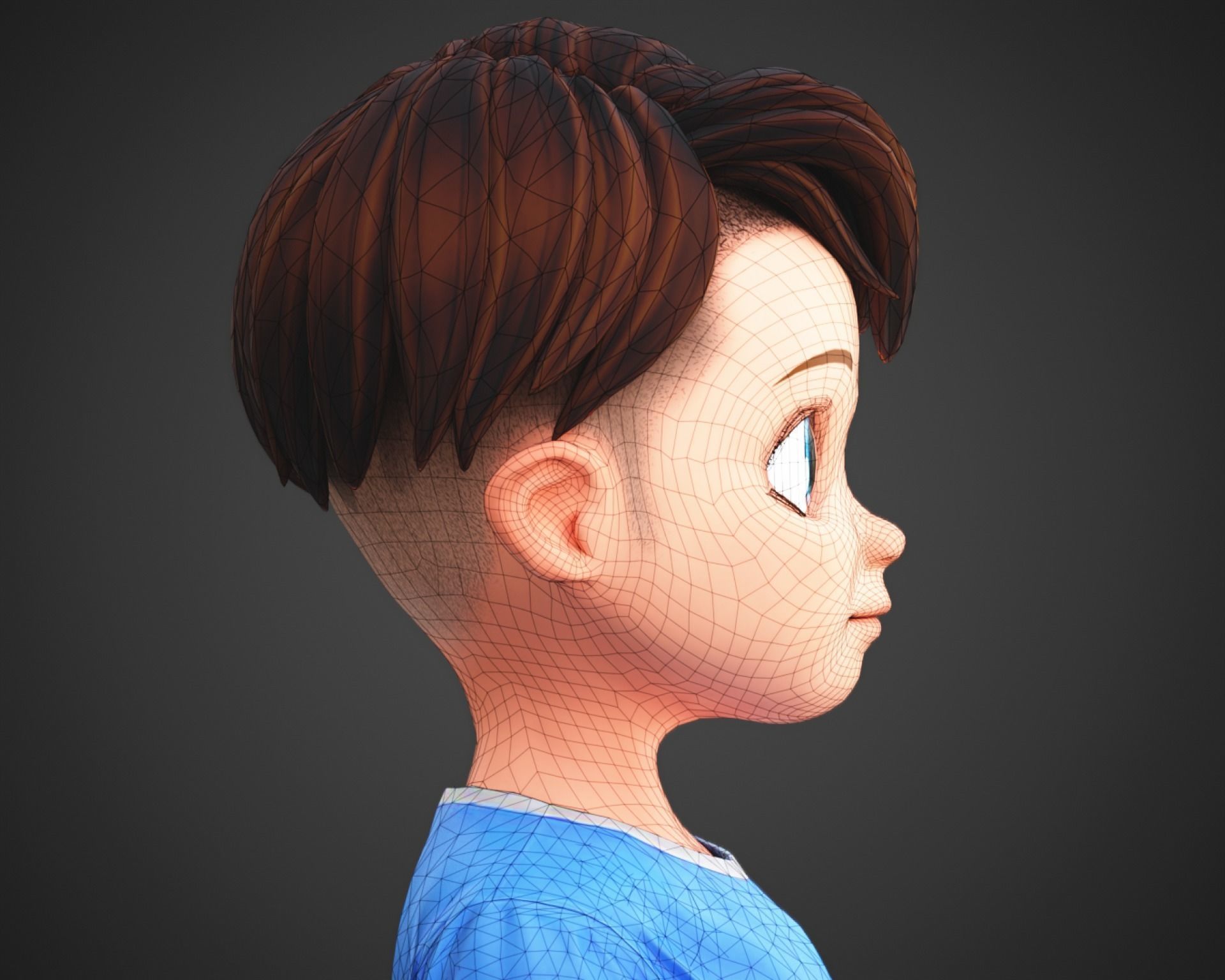 3D model Stylized Cartoon Boy Characters VR / AR / low-poly | CGTrader