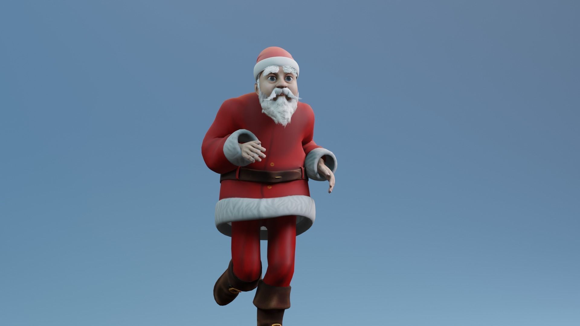 3D model Santa Claus rigged and animated VR / AR / low-poly | CGTrader