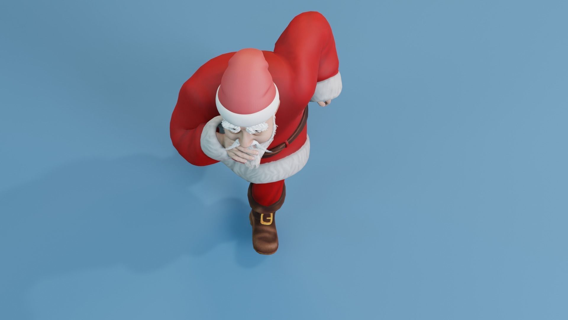 3D model Santa Claus rigged and animated VR / AR / low-poly | CGTrader