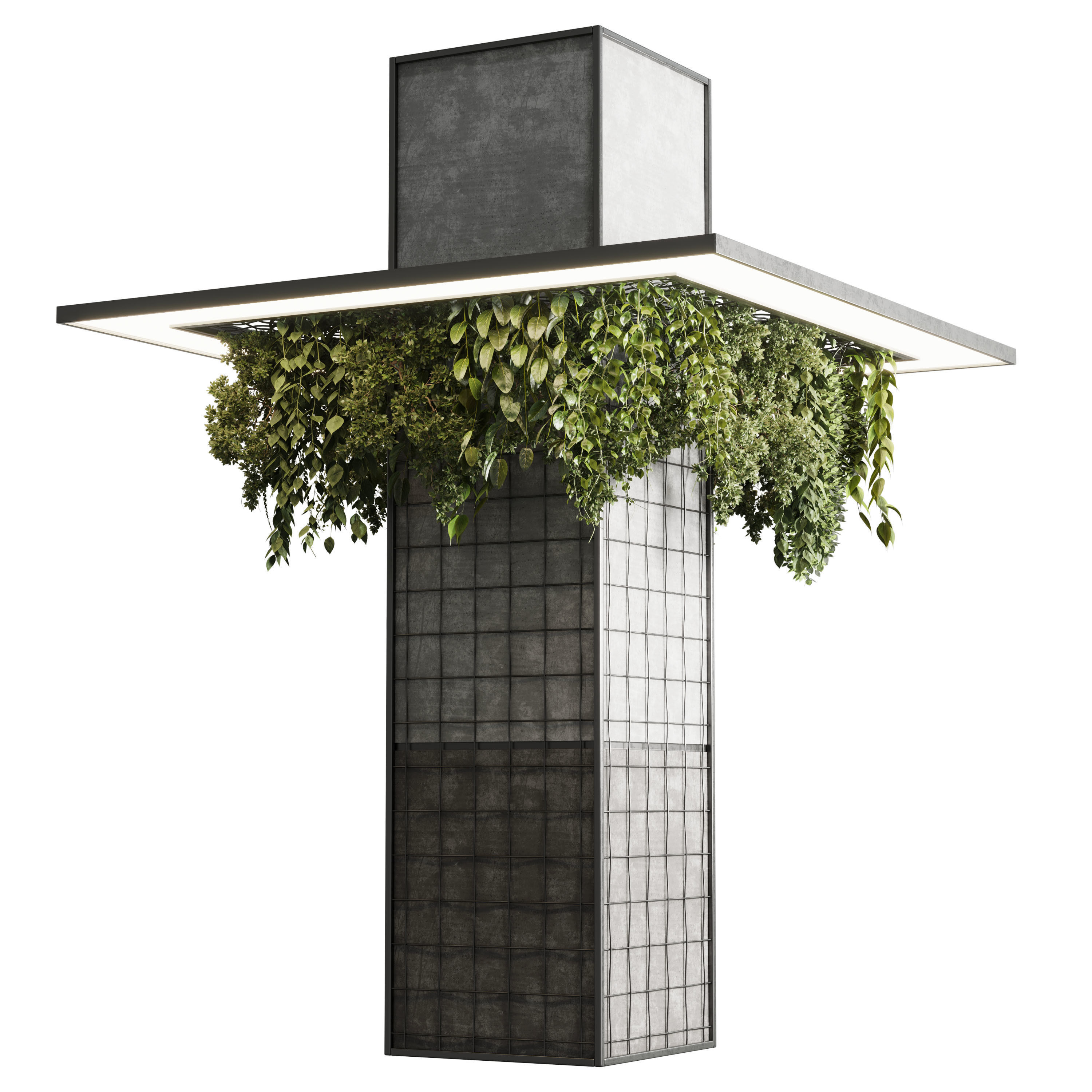 3D model Column plant pillar plant 05 VR / AR / low-poly | CGTrader