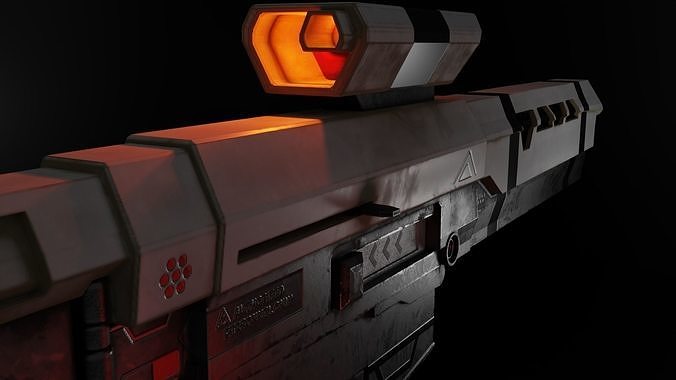 Sci-Fi DMR free VR / AR / low-poly 3D model | CGTrader