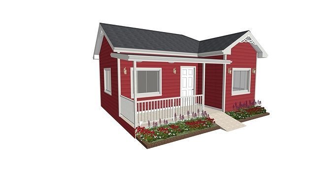 SMALL HOME 3D model | CGTrader