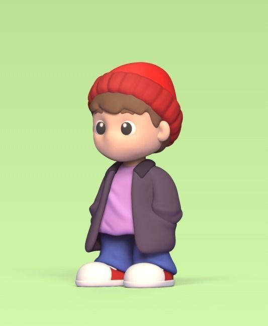 Fashion Boy 3D model 3D printable | CGTrader