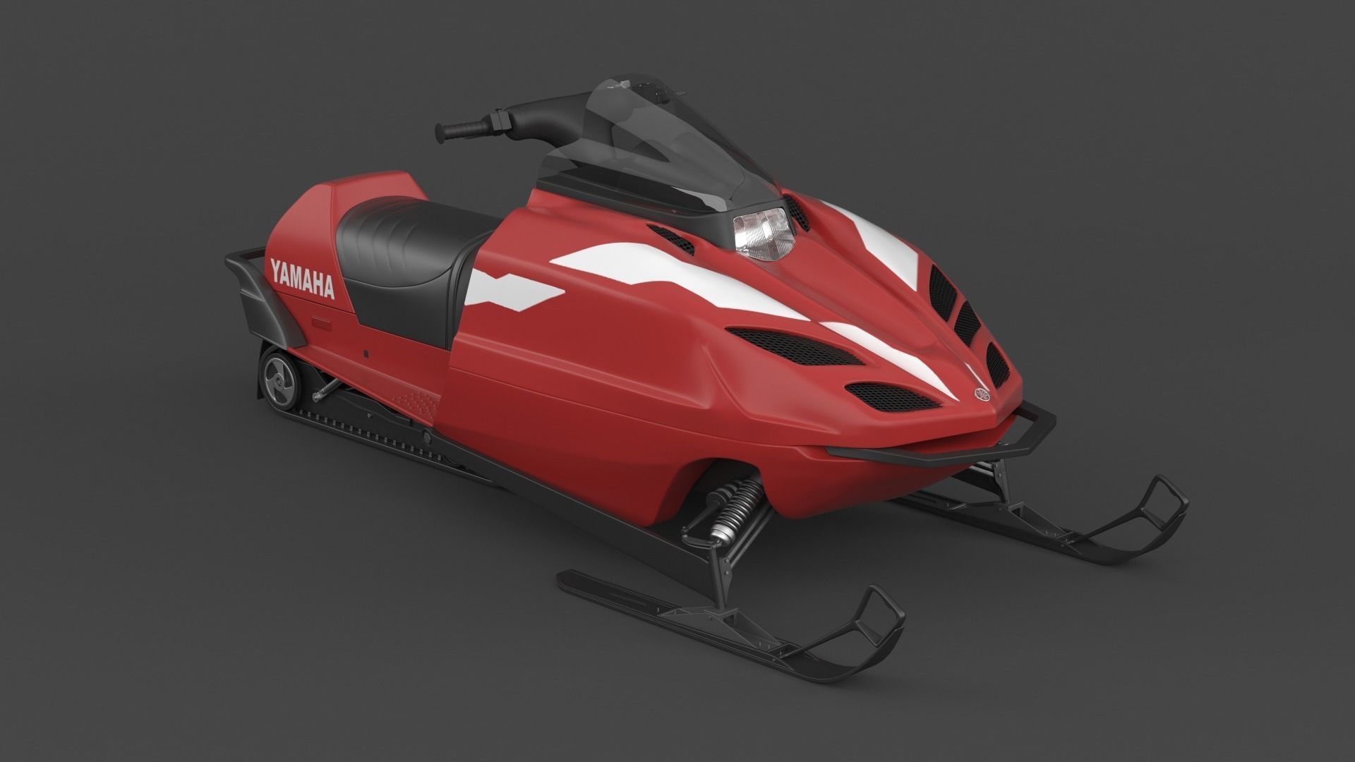 Snowmobile Yamaha 3D model | CGTrader