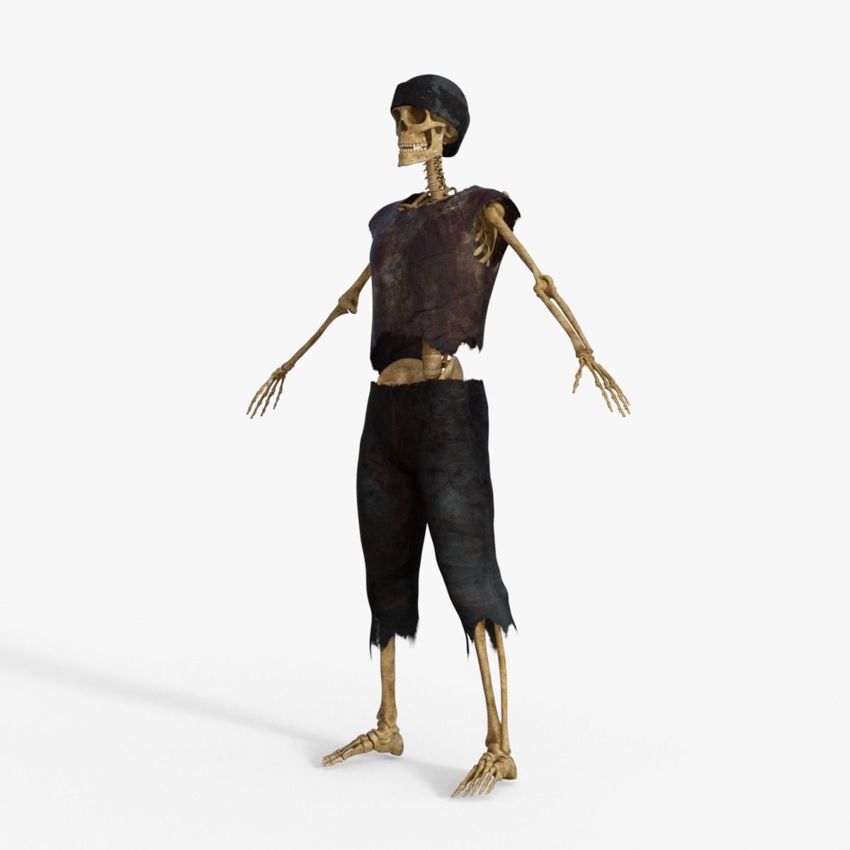 Scary Skeleton 3D model | CGTrader