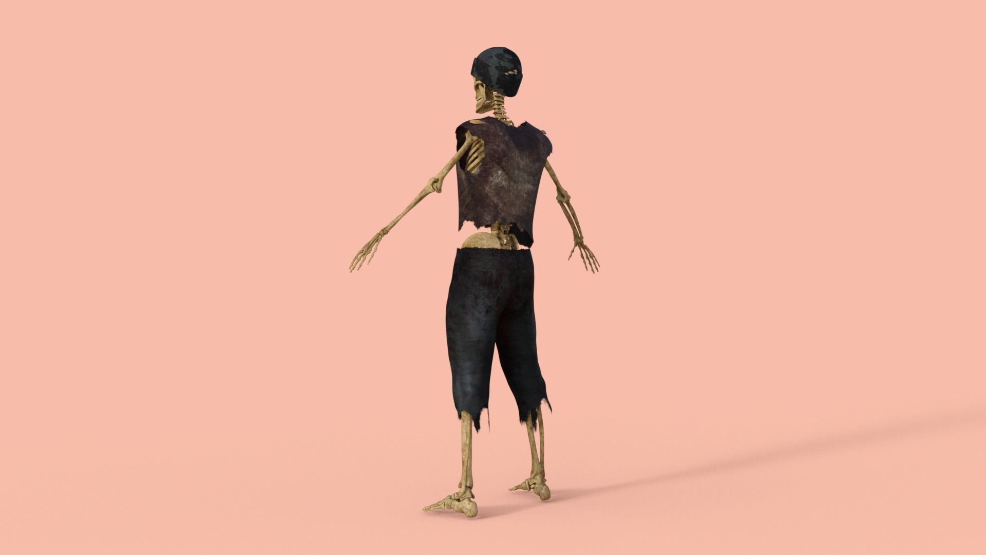 Scary Skeleton 3D model | CGTrader