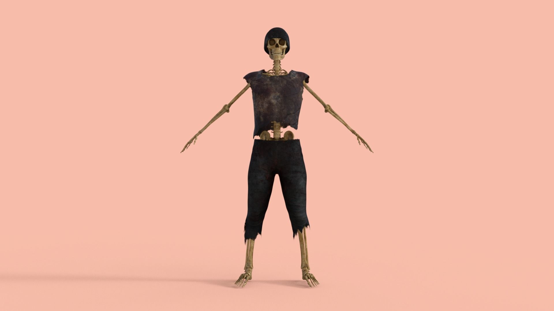 Scary Skeleton 3D model | CGTrader