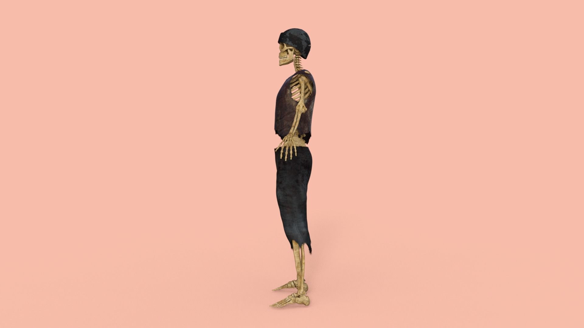 Scary Skeleton 3D model | CGTrader