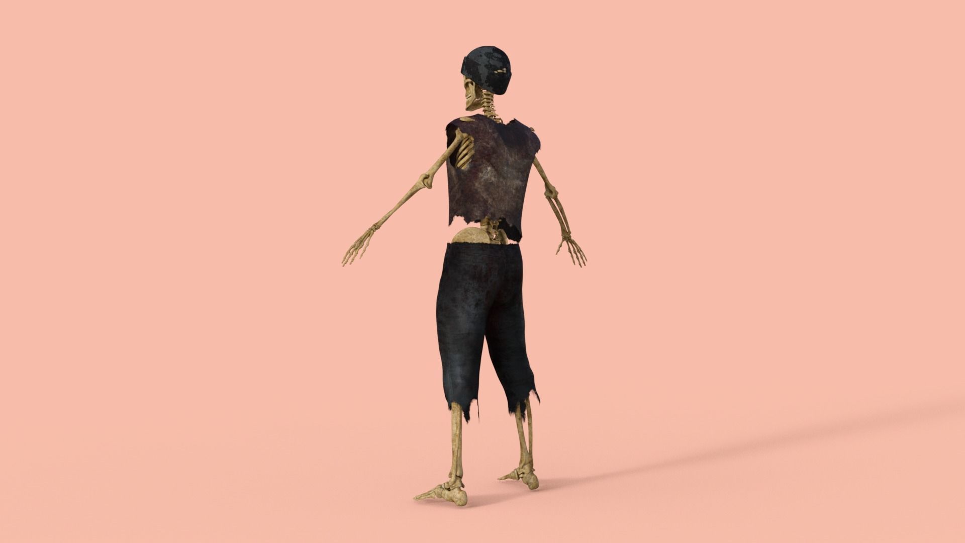 Scary Skeleton 3D model | CGTrader