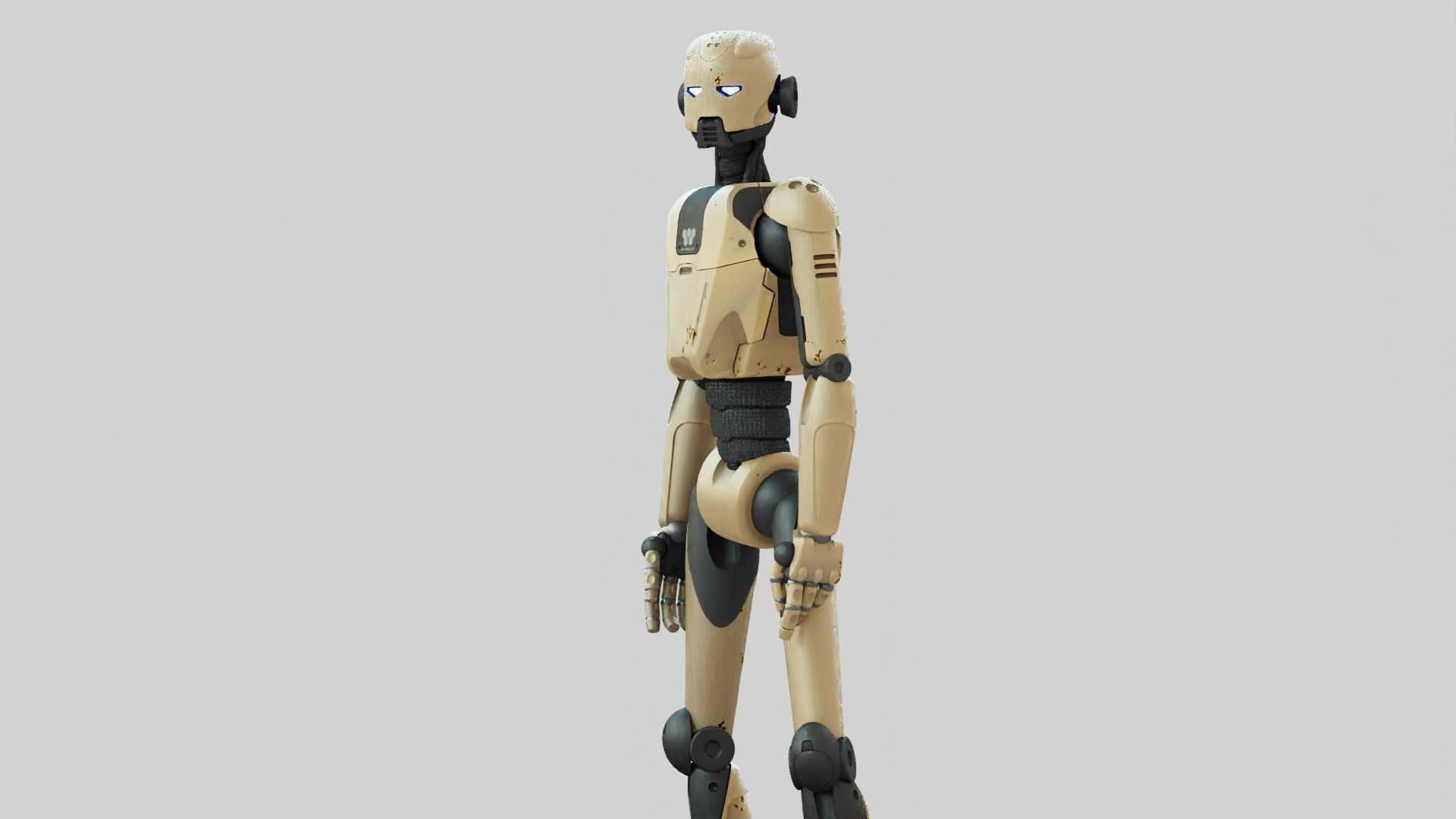 ANDROID JUNO RIGGED 3D model rigged | CGTrader
