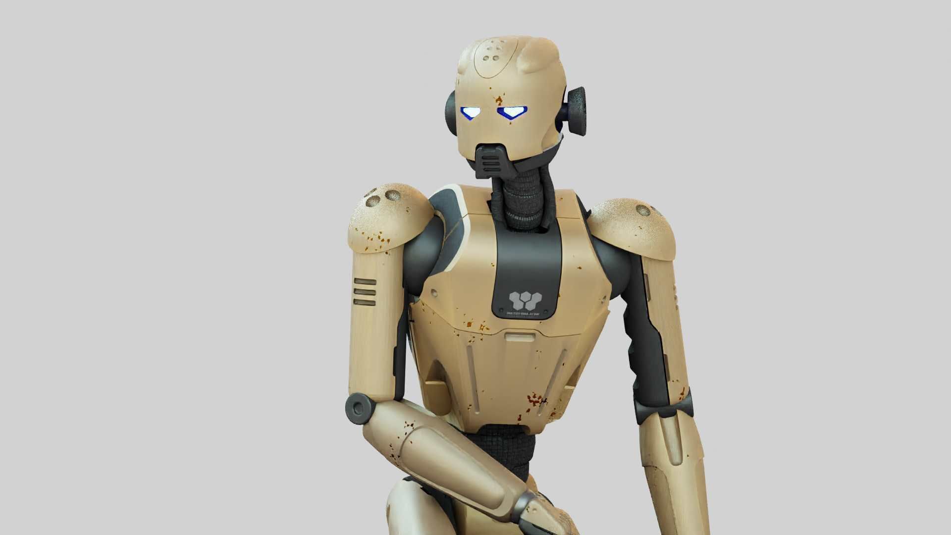 ANDROID JUNO RIGGED 3D model rigged | CGTrader