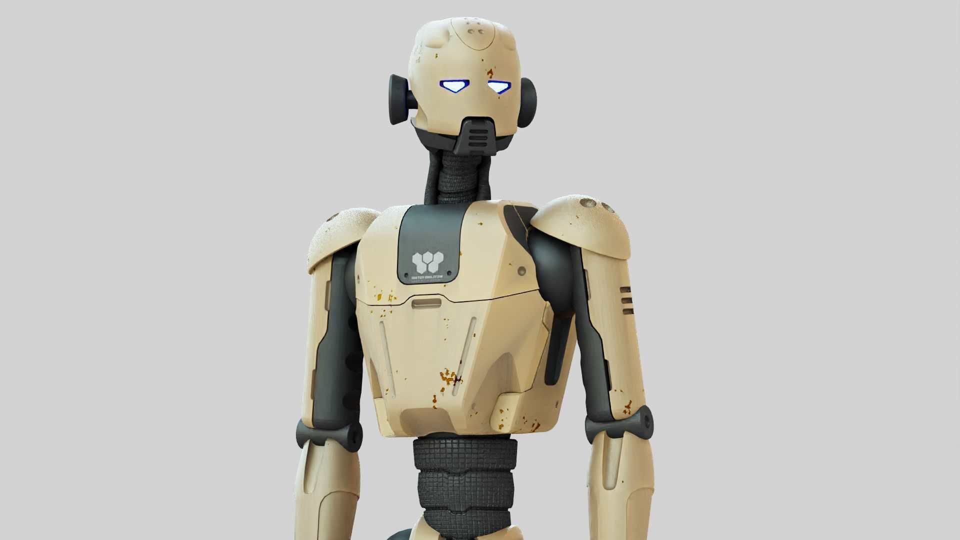 ANDROID JUNO RIGGED 3D model rigged | CGTrader