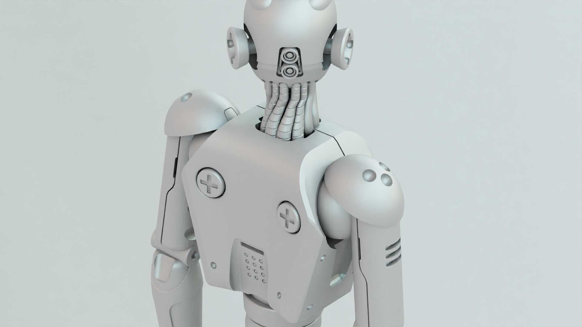 ANDROID JUNO RIGGED 3D model rigged | CGTrader