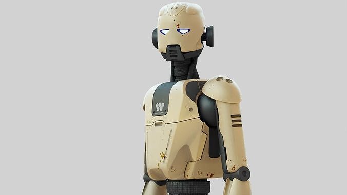 ANDROID JUNO RIGGED 3D model rigged | CGTrader