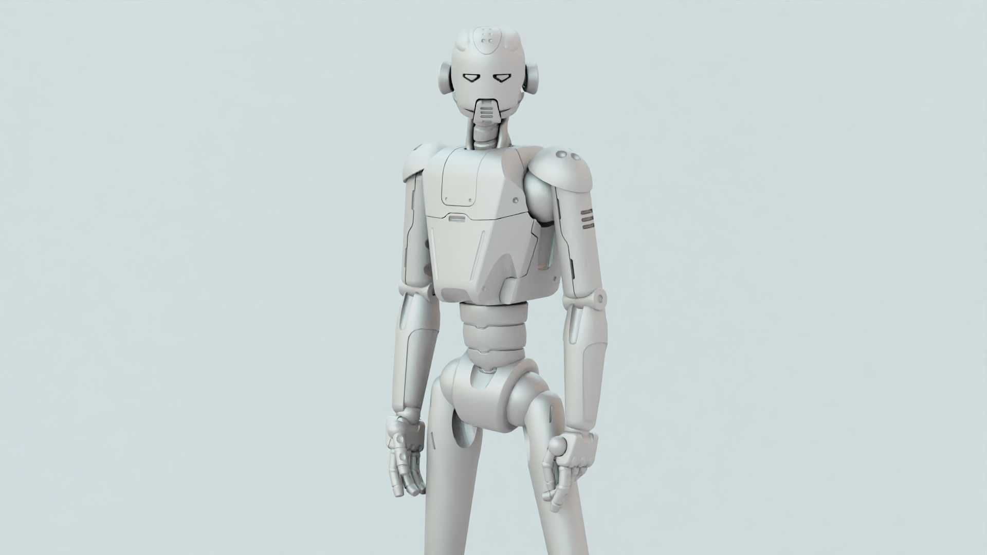 ANDROID JUNO RIGGED 3D model rigged | CGTrader