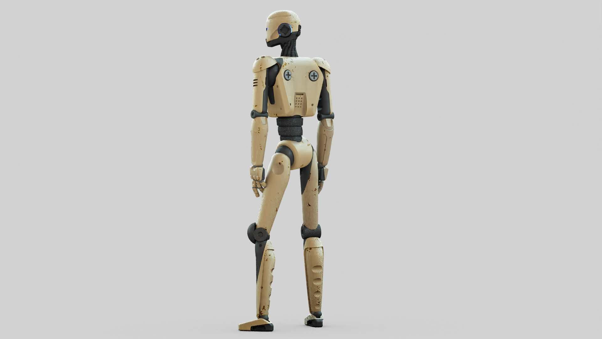 ANDROID JUNO RIGGED 3D model rigged | CGTrader