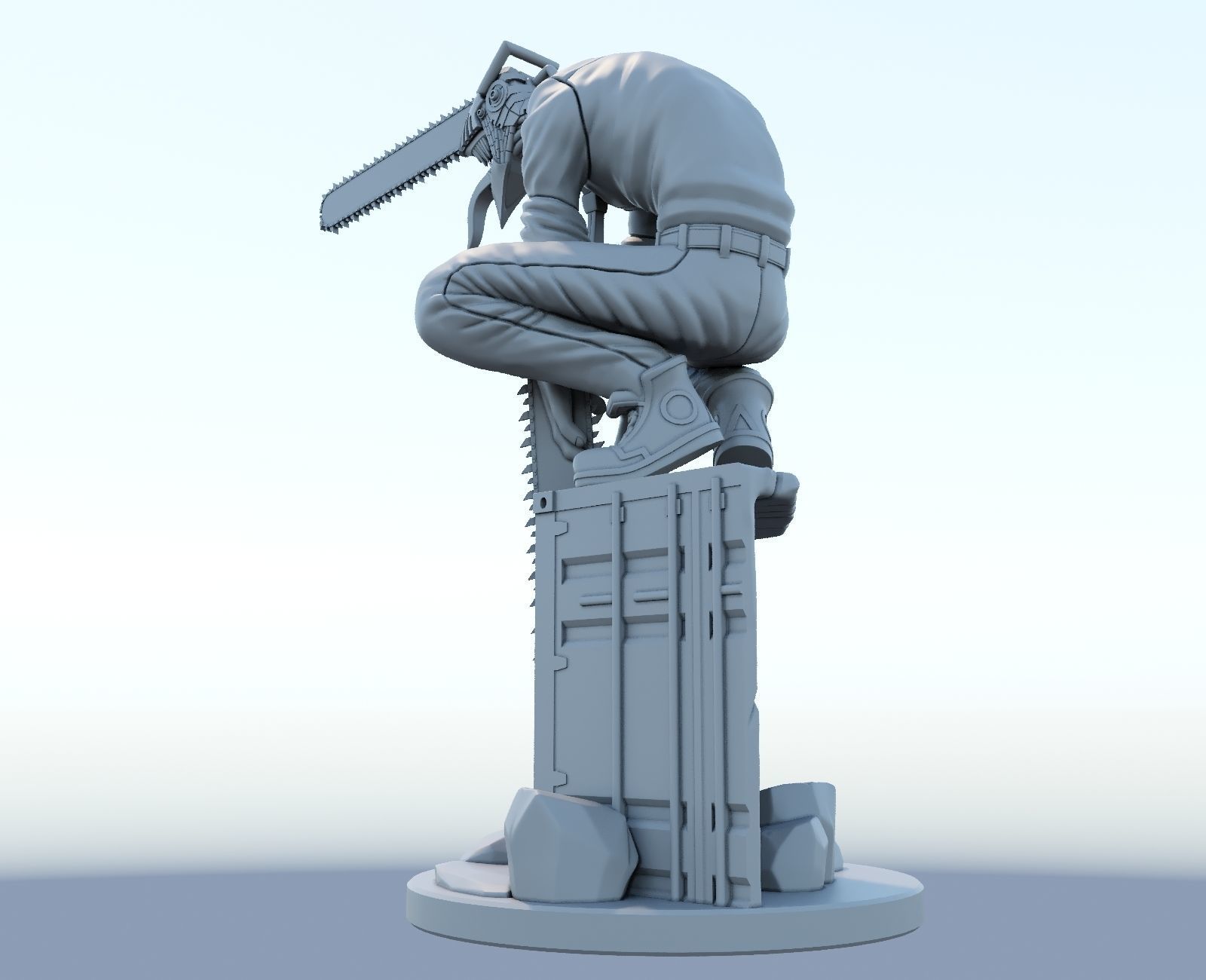 chainsaw man - Denji 3d print model 3D model 3D printable | CGTrader