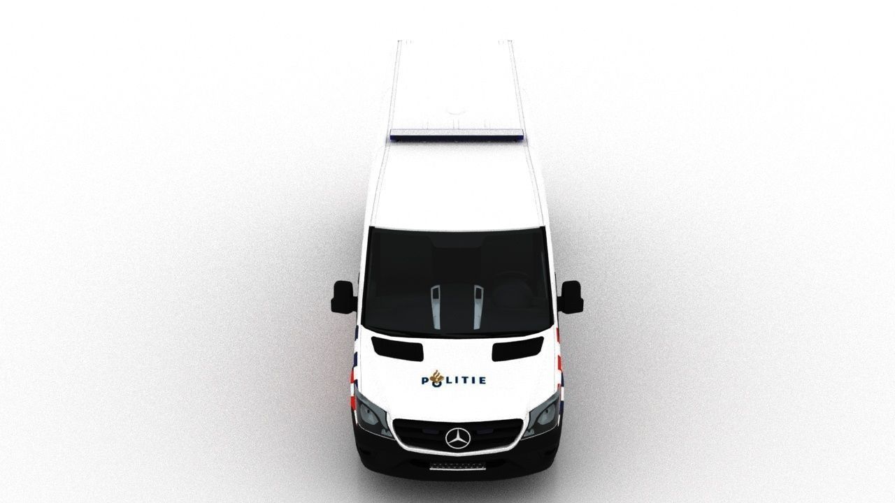 Mercedes Benz Sprinter L2H2 2015 Netherlands Police Crew Van 3D model ...