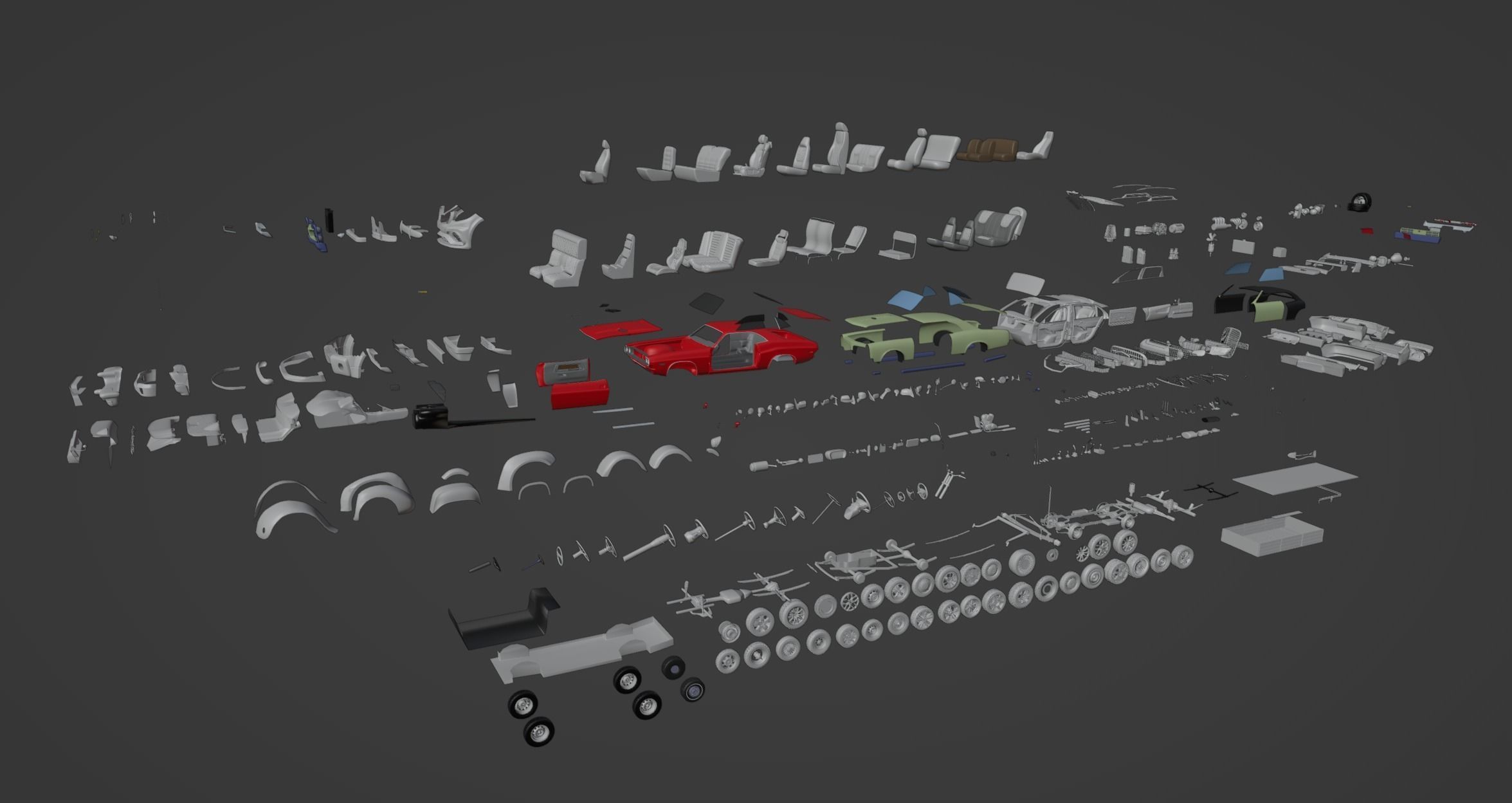 Vehicle Kitbash 3D model | CGTrader