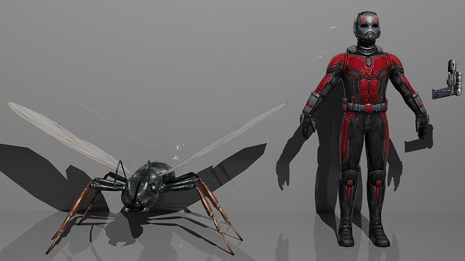 3D model Ant-Man ant man and wasp VR / AR / low-poly | CGTrader