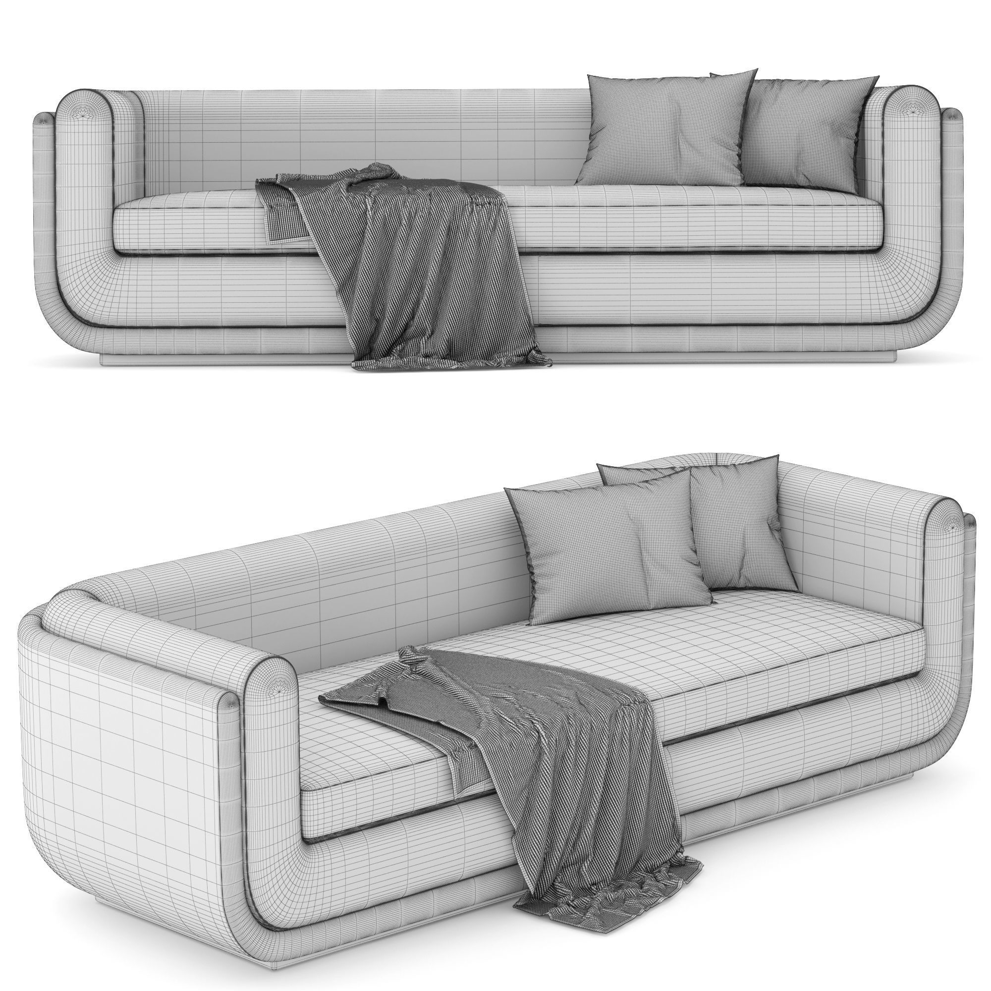 RH Matteo sofa 3D model | CGTrader