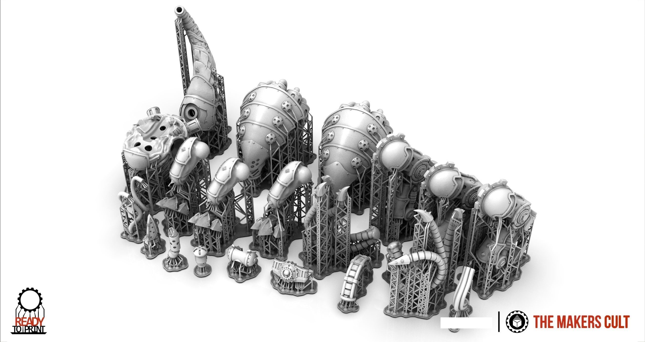 Iron Hive - Noxigoth 3D model 3D printable | CGTrader