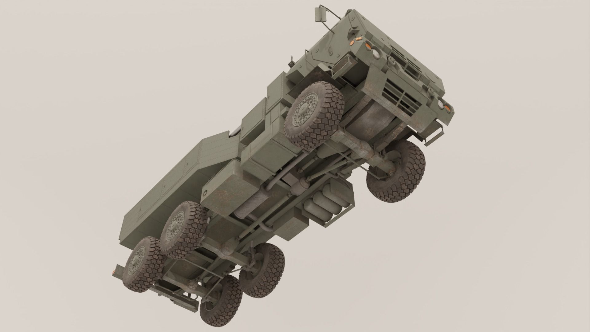3D model M142 HIMARS - High Mobility Artillery Rocket System 3D model ...