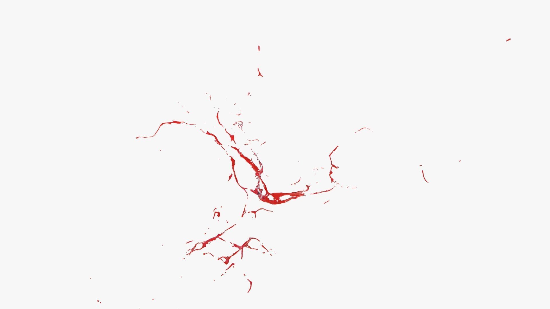 Animated Blood Splash 32 3D model animated | CGTrader