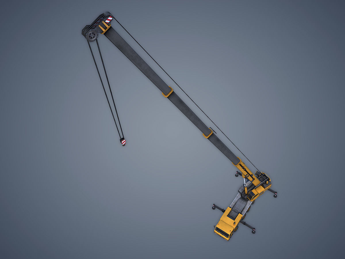3D model Mobile Crane Rigged VR / AR / low-poly | CGTrader