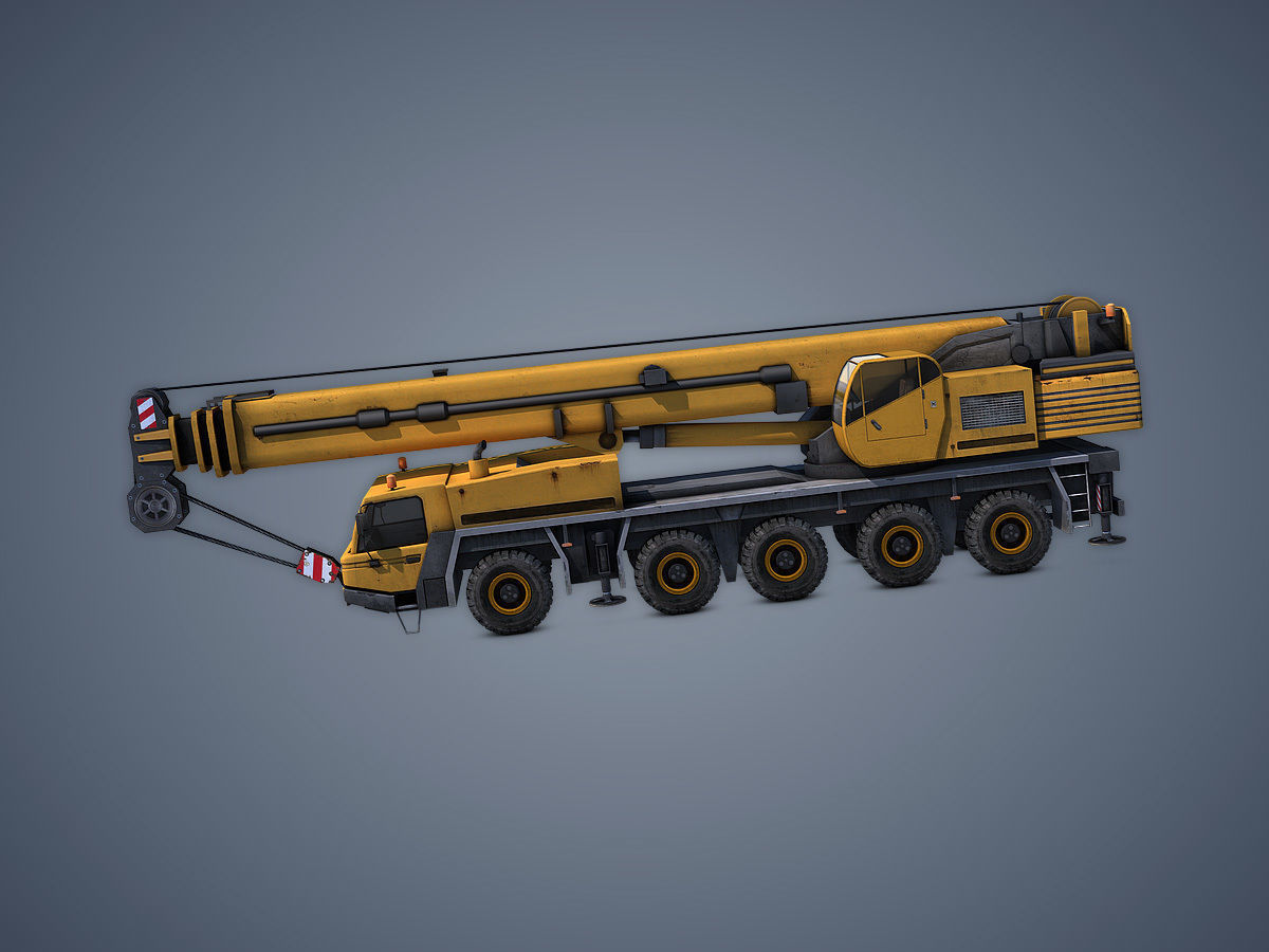 3D model Mobile Crane Rigged VR / AR / low-poly | CGTrader