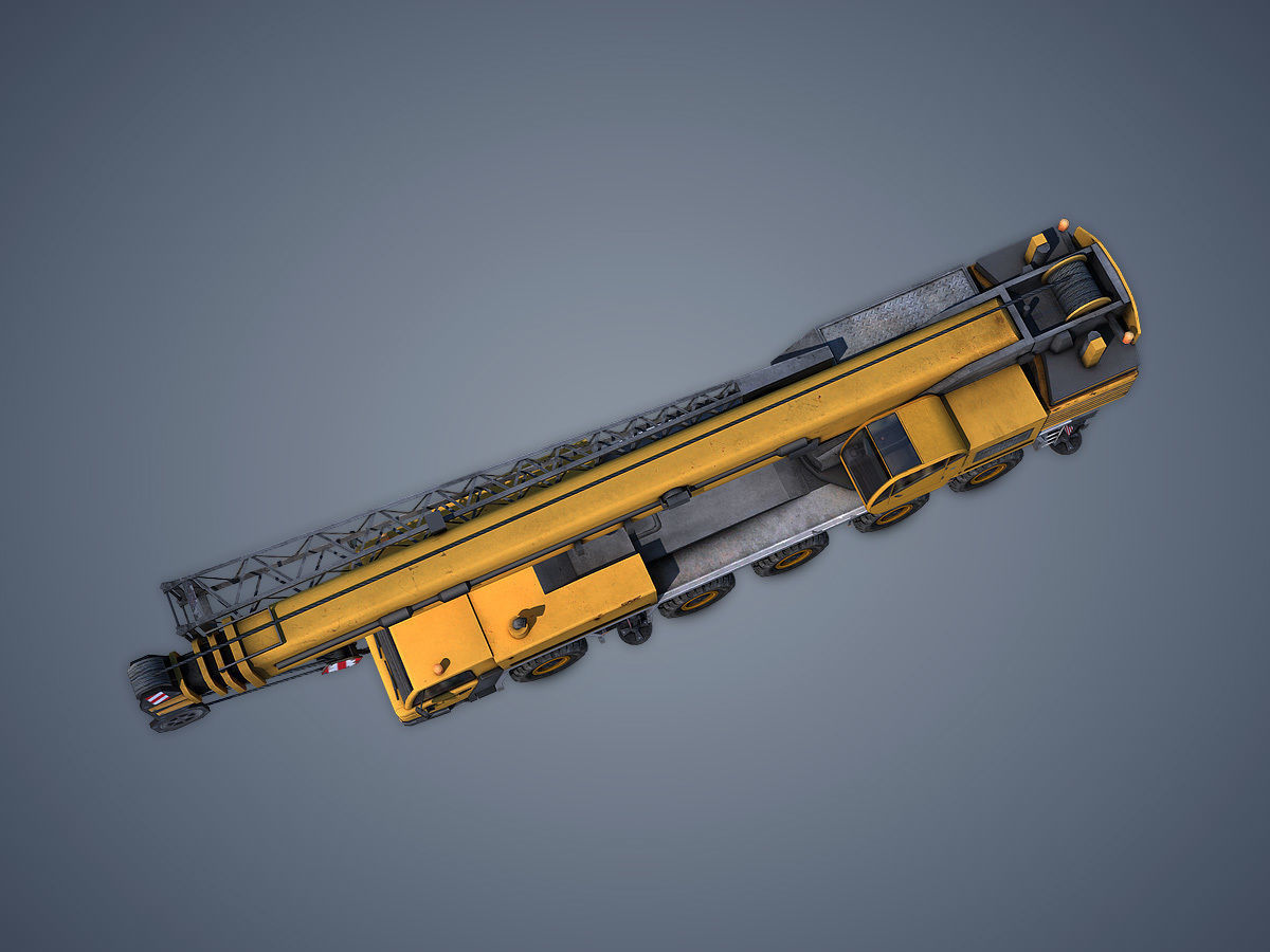 3D model Mobile Crane Rigged VR / AR / low-poly | CGTrader