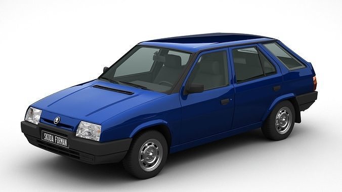 Skoda Forman 3D model | CGTrader