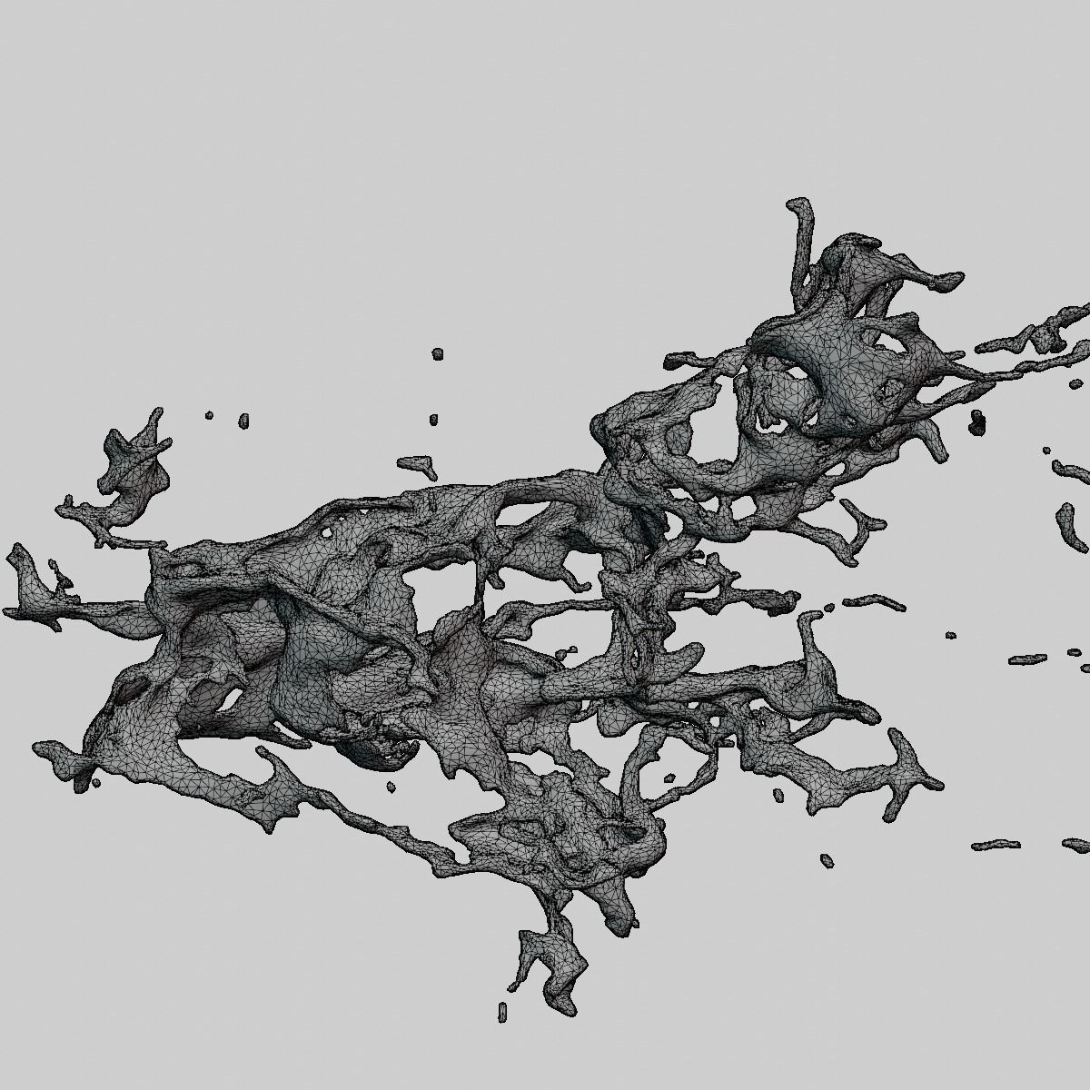 Animated Blood Splash 25 3D model animated | CGTrader