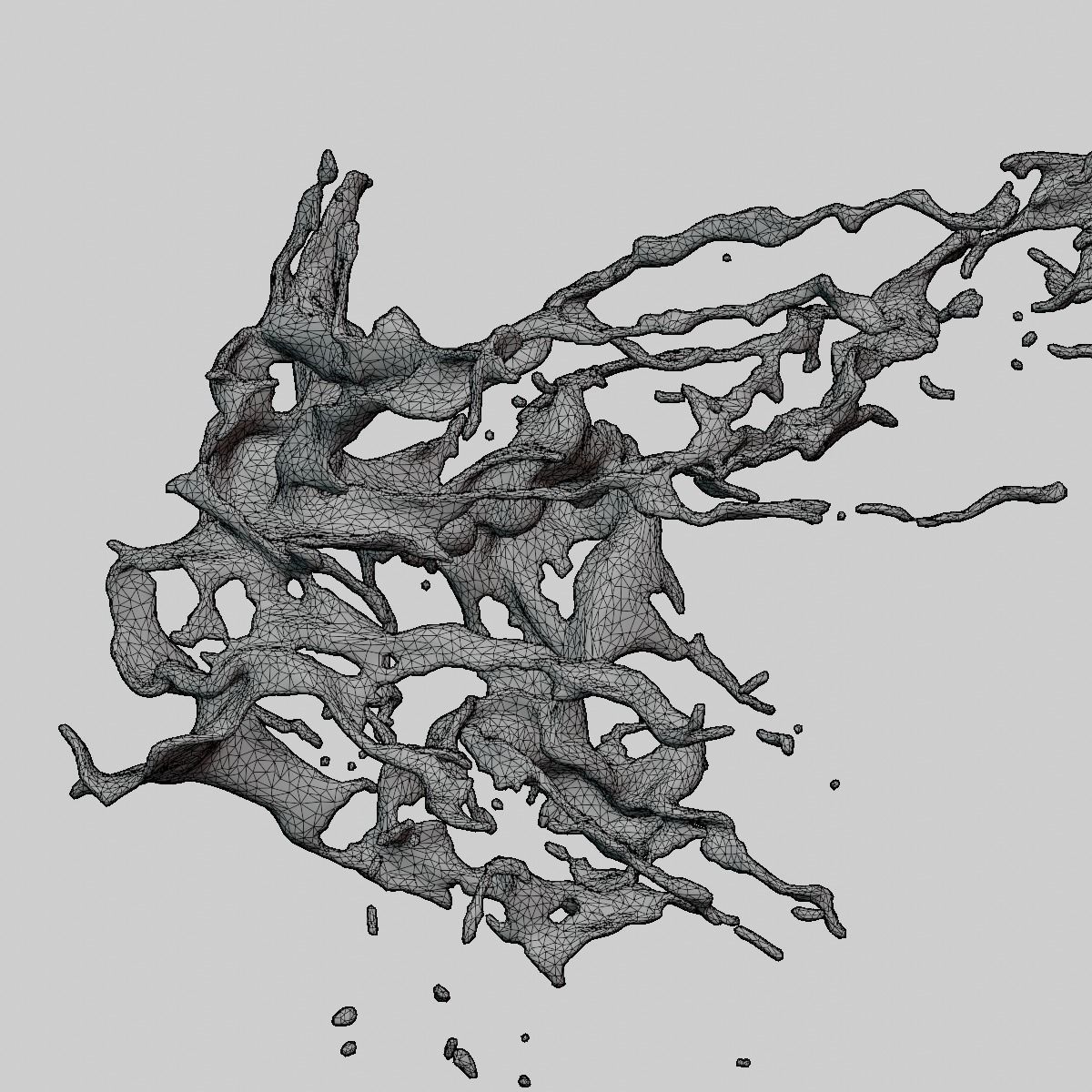 Animated Blood Splash 24 3D model animated | CGTrader