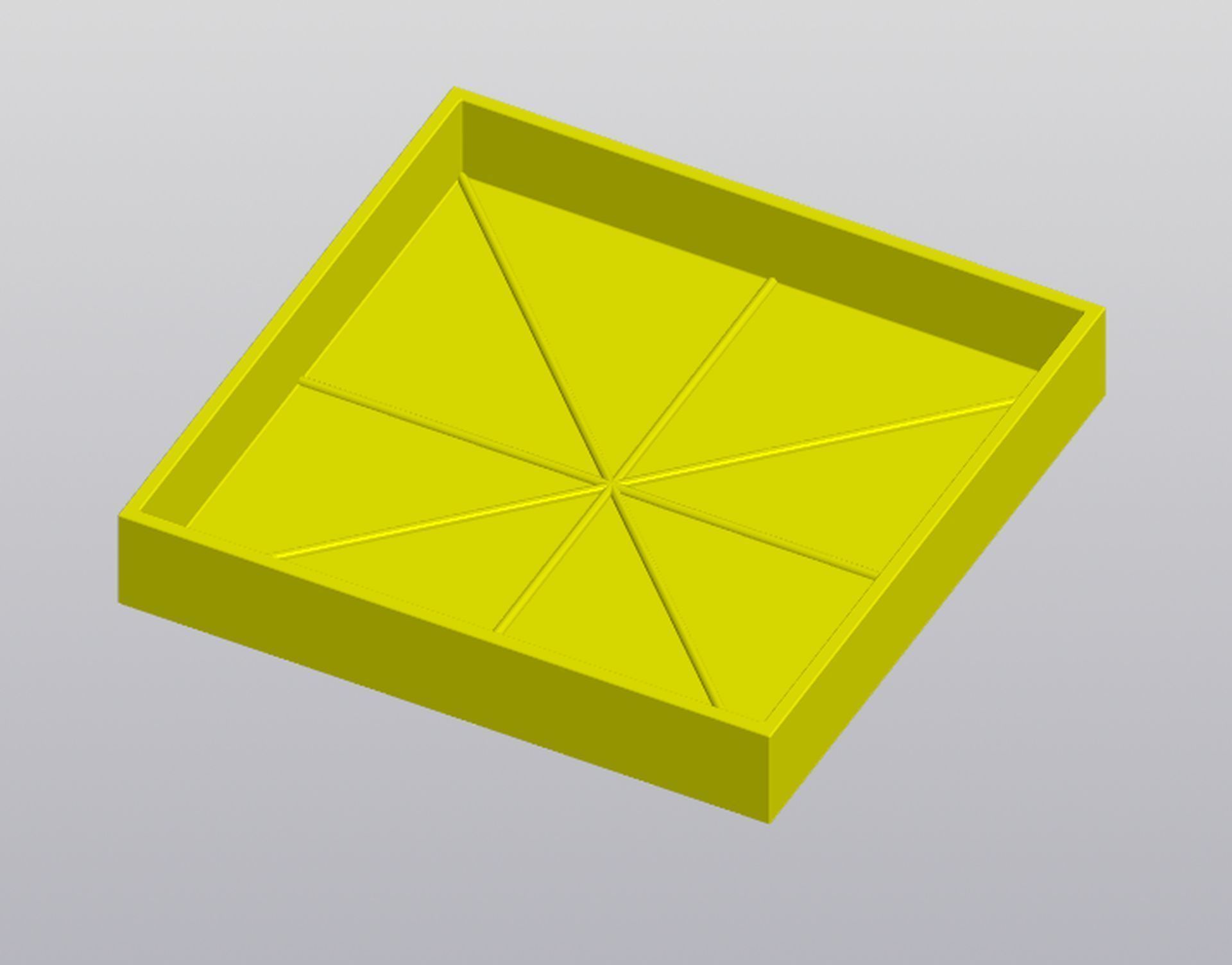 Square Rainbow planter 3D model 3D printable | CGTrader