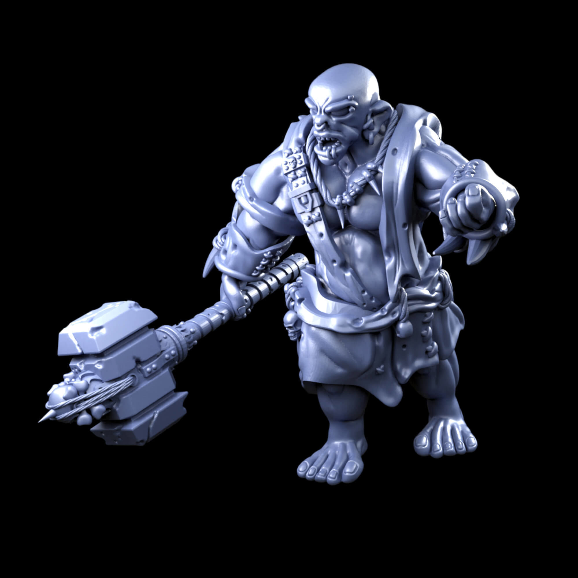 dnd Multiple Ogre Miniatures Fantasy Resin Prints 3D model 3D printable ...