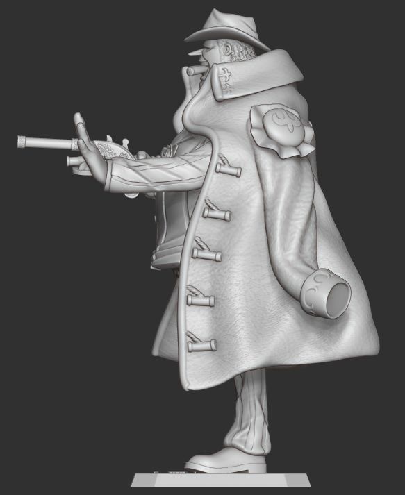 Capone Bege - One Piece Anime 3D model 3D printable | CGTrader