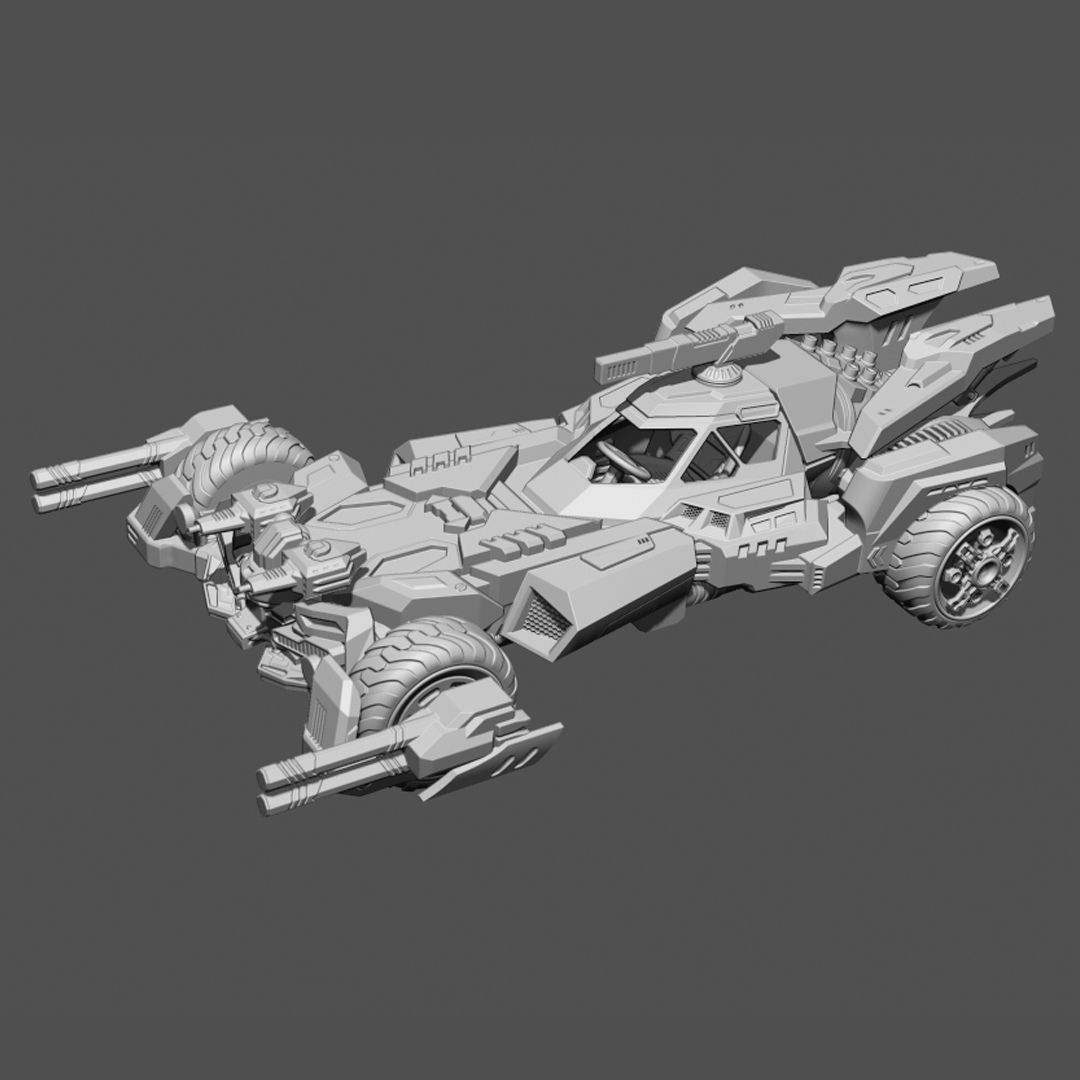 Batmobile 3D model 3D printable | CGTrader