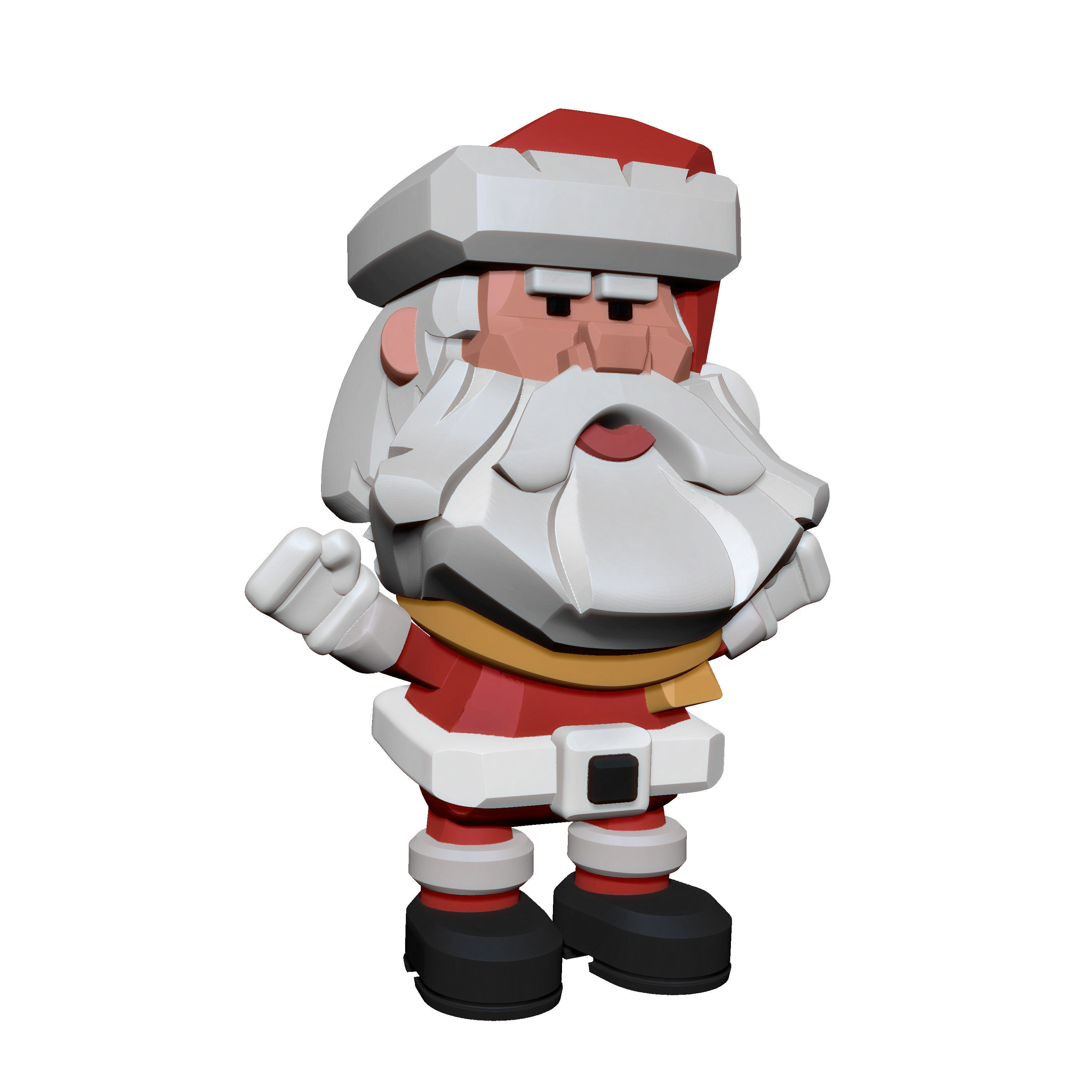Santa Claus 3D Printable Miniature 3D model 3D printable | CGTrader