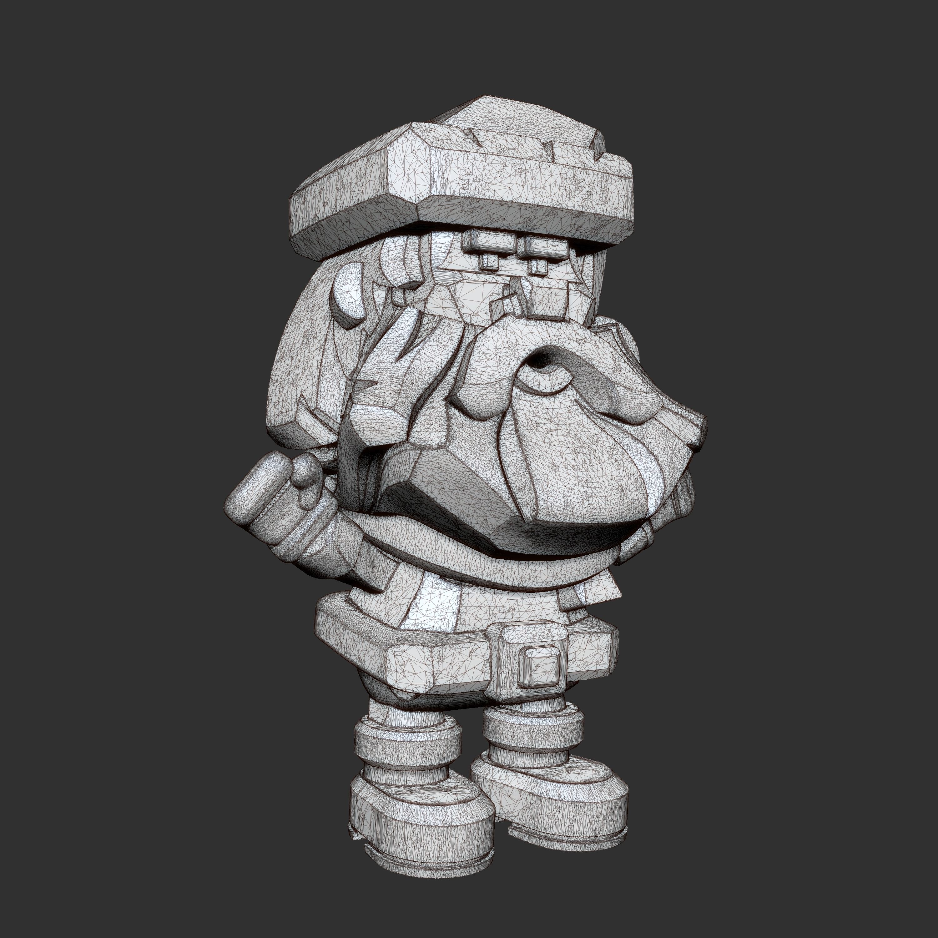 Santa Claus 3D Printable Miniature 3D model 3D printable | CGTrader