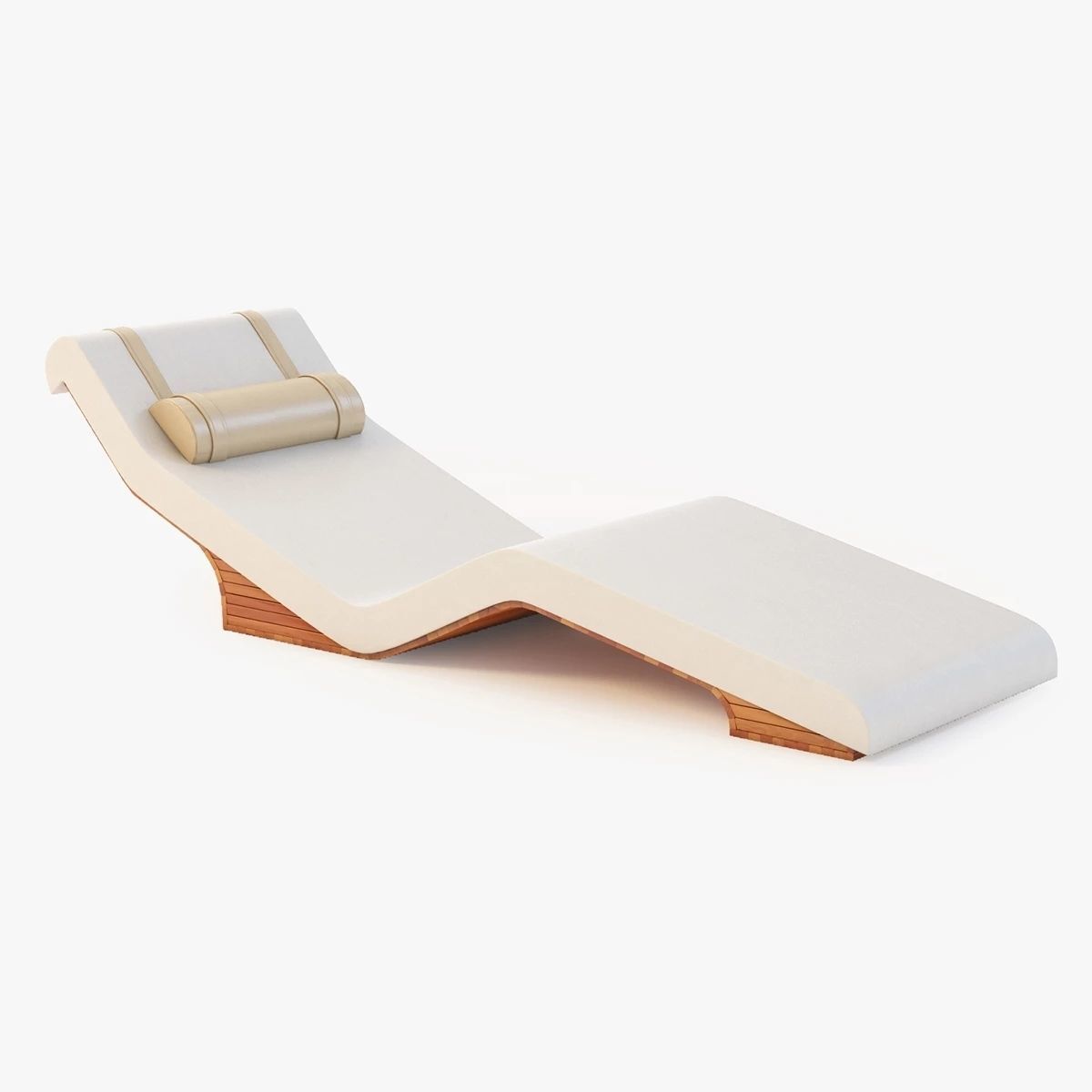 Cleopatra Stone Heated Lounge Chair 3D model | CGTrader