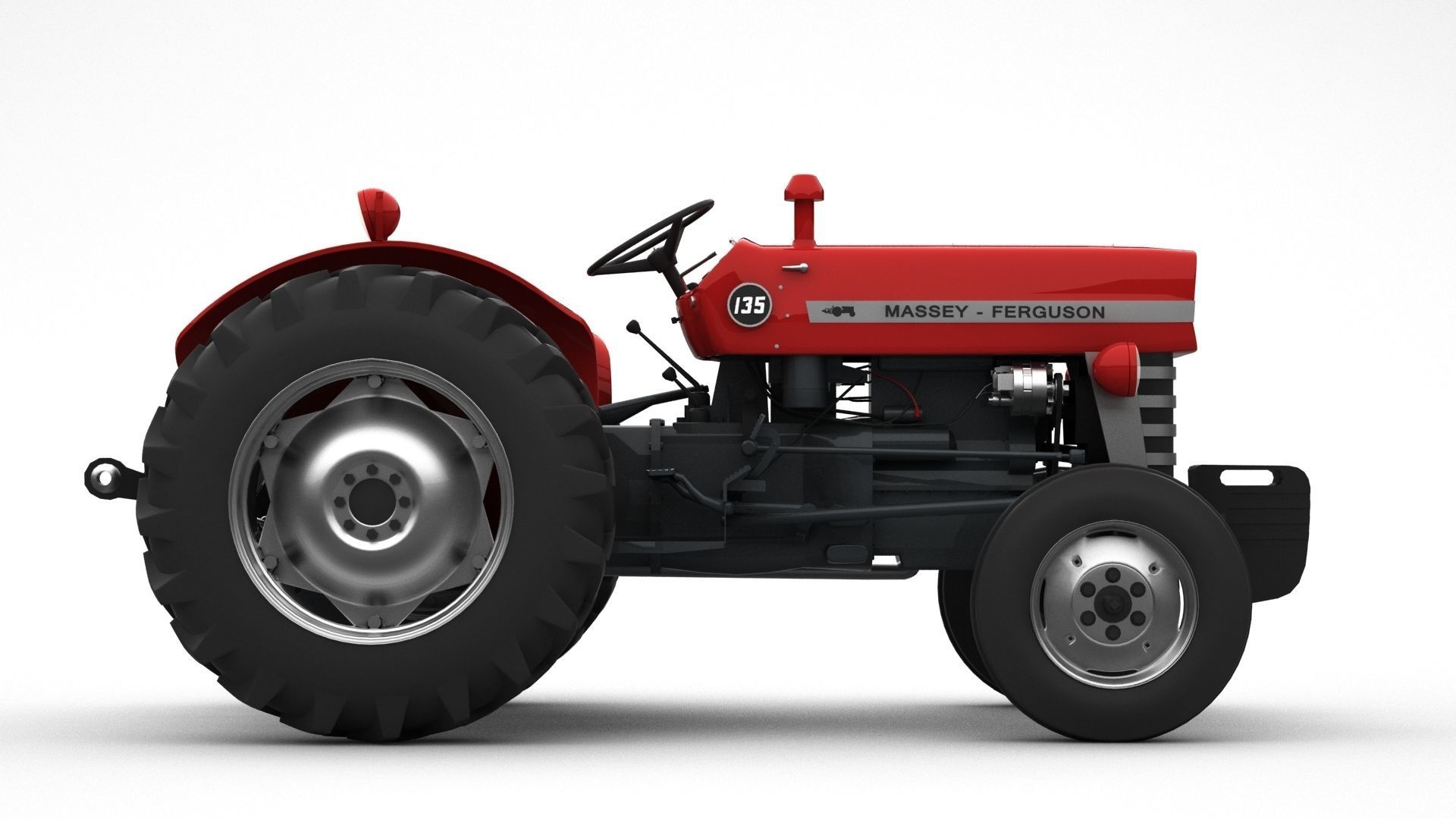 Massey Ferguson 135 - 1964 3D model | CGTrader