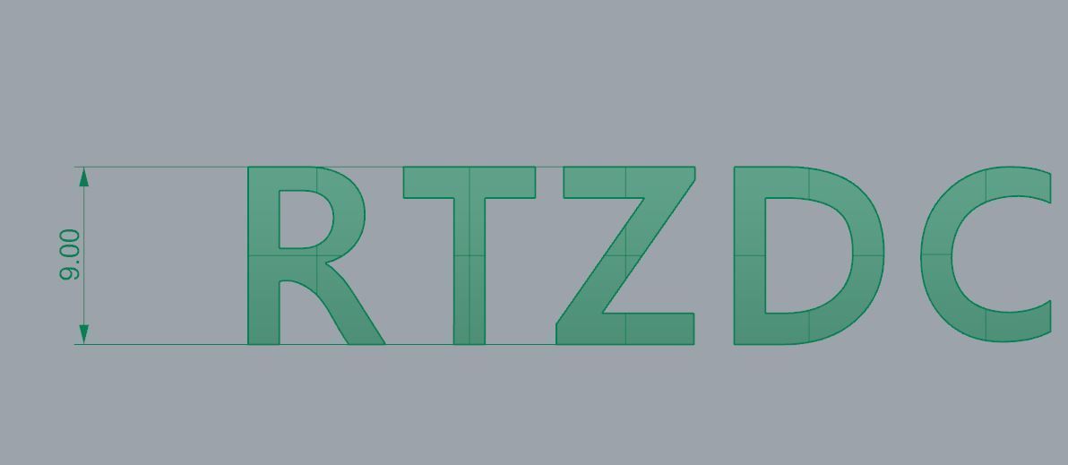 alphabet for print letters 3D model 3D printable | CGTrader